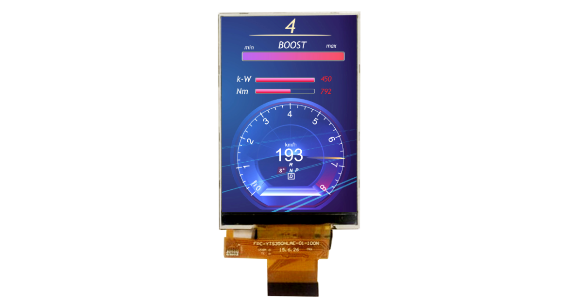 3.5" HVGA TFT IPS LCD Display RGB interface | Anders Electronics