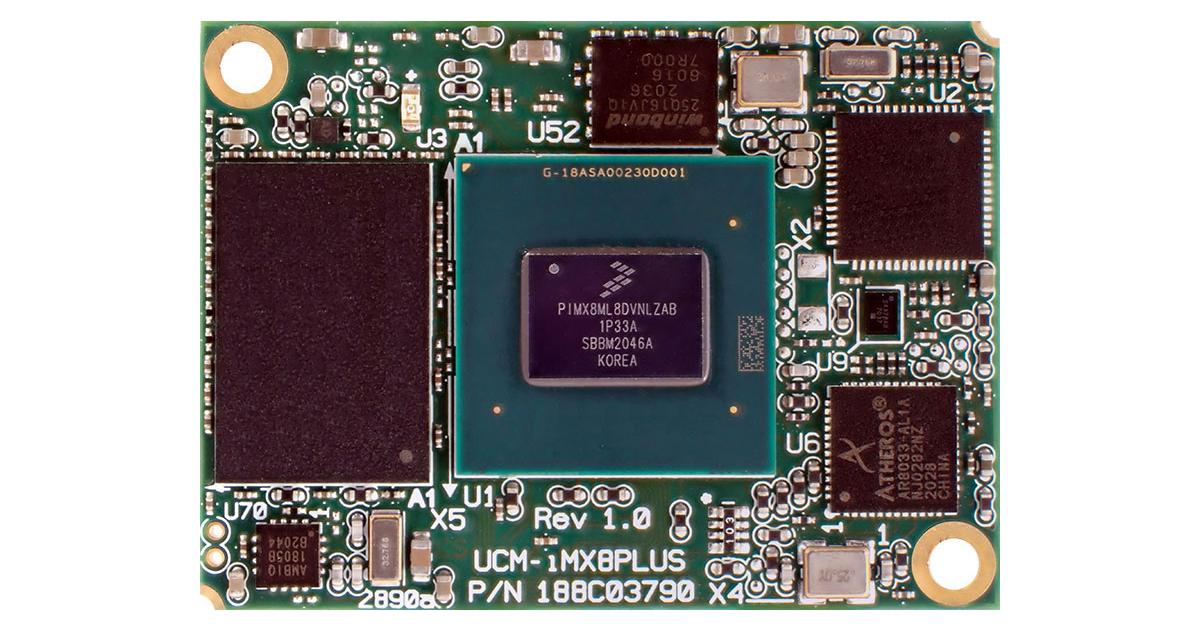 UCM-iMX8M-Plus: NXP i.MX8M Plus SOM | Anders Electronics