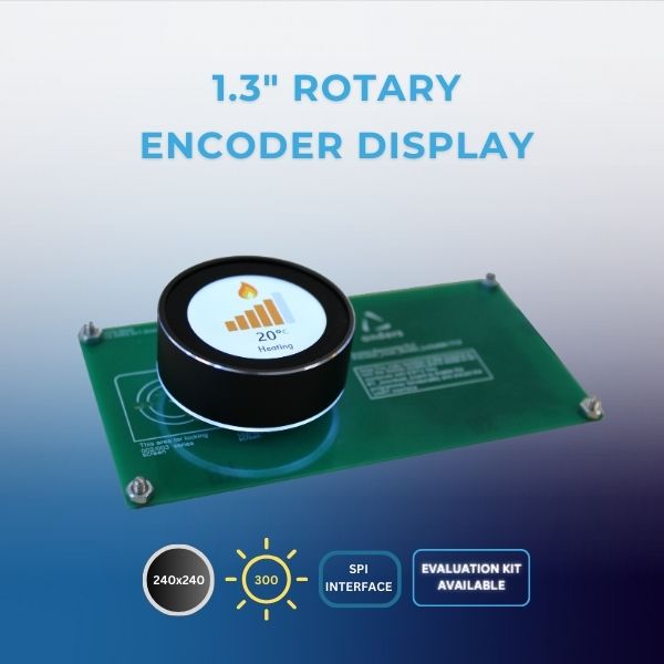 1.3'' Circular IPS TFT Display with rotary switch SPI | Anders Electronics